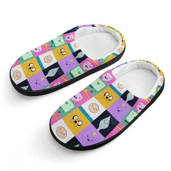 Adventure Time Characters Soft Plush Slippers for Boys Girls Winter ...