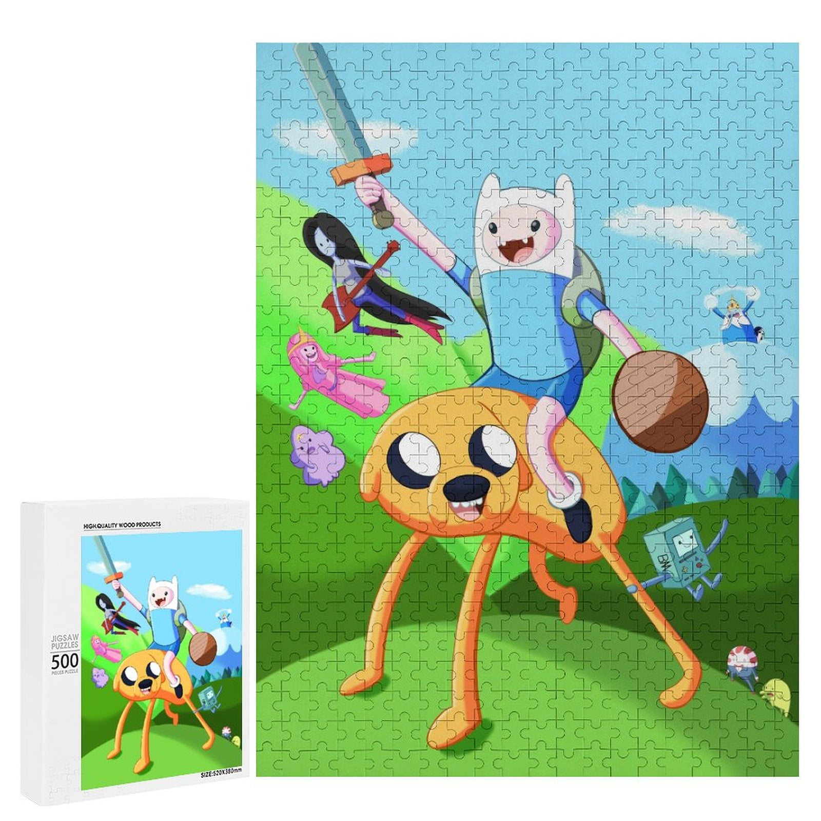 Adventure Time Characters Wooden Jigsaw Puzzles Accessories ...