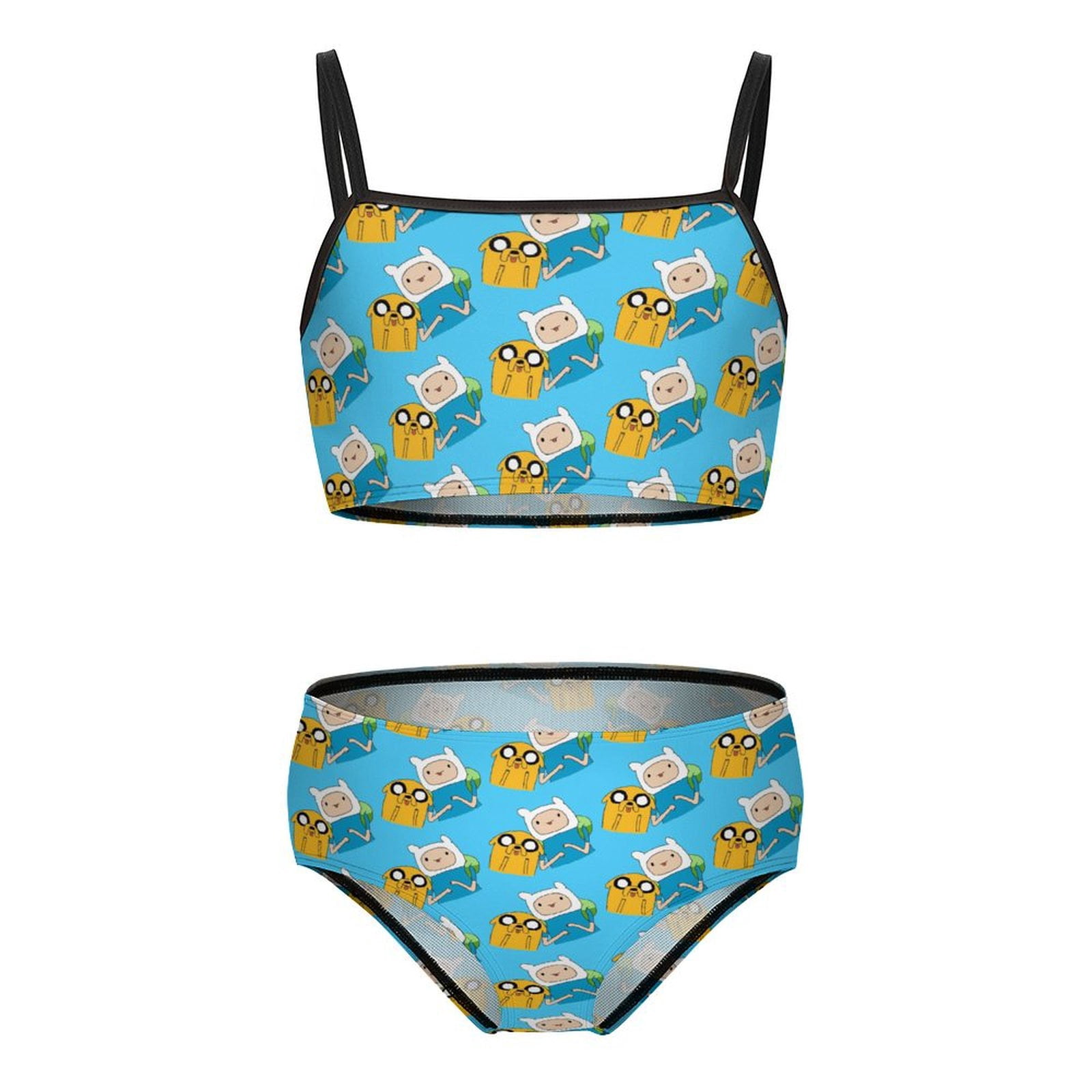 Adventure Time Children's Swimsuit Girls Swimwear 2 Piece Bikini Sets ...