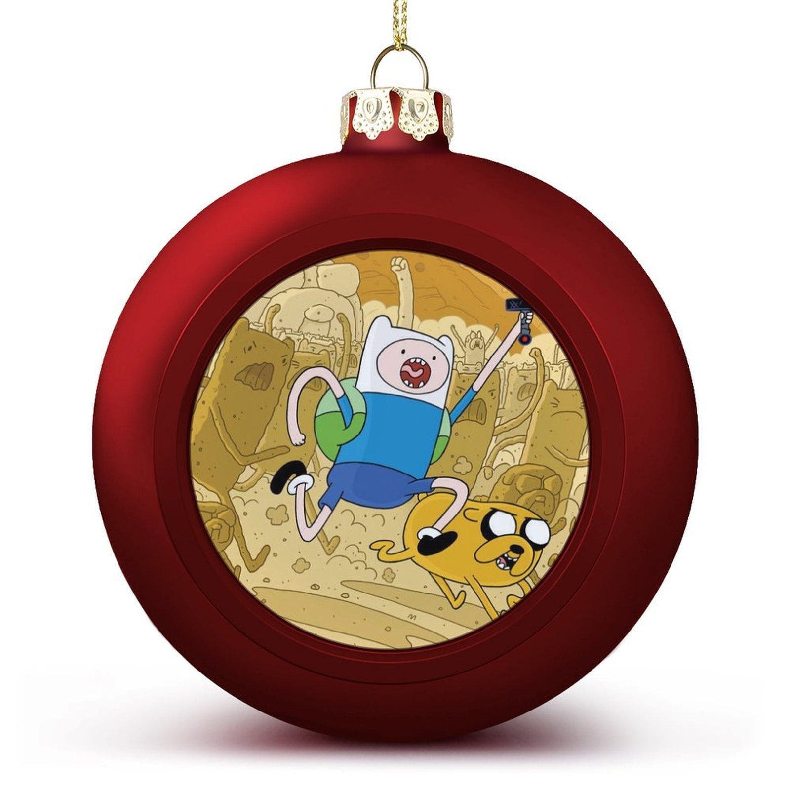 Adventure Time Christmas Balls Decorative Matte Xmas Ornaments ...