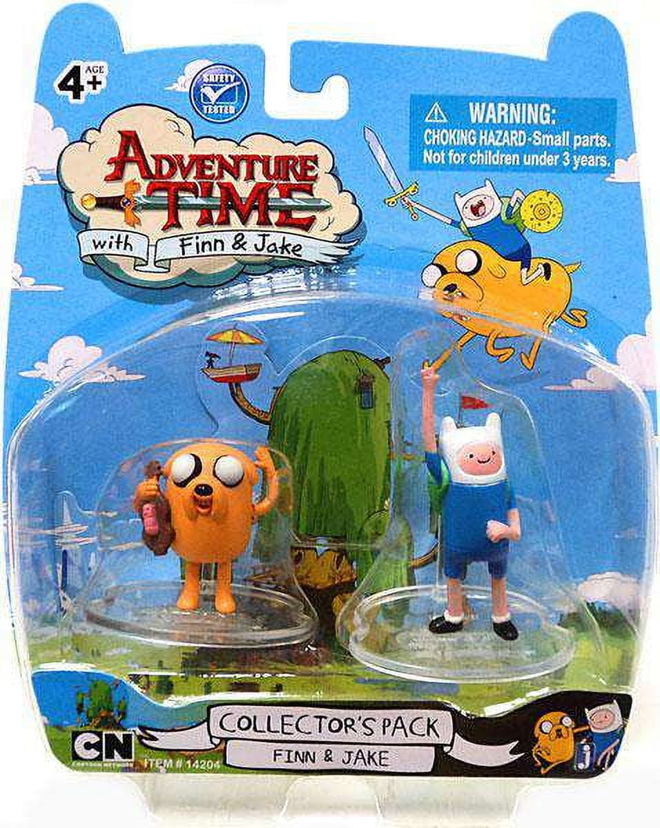 Adventure Time Collector's Pack Finn & Jake 2" Mini Figure, 2 Pack ...