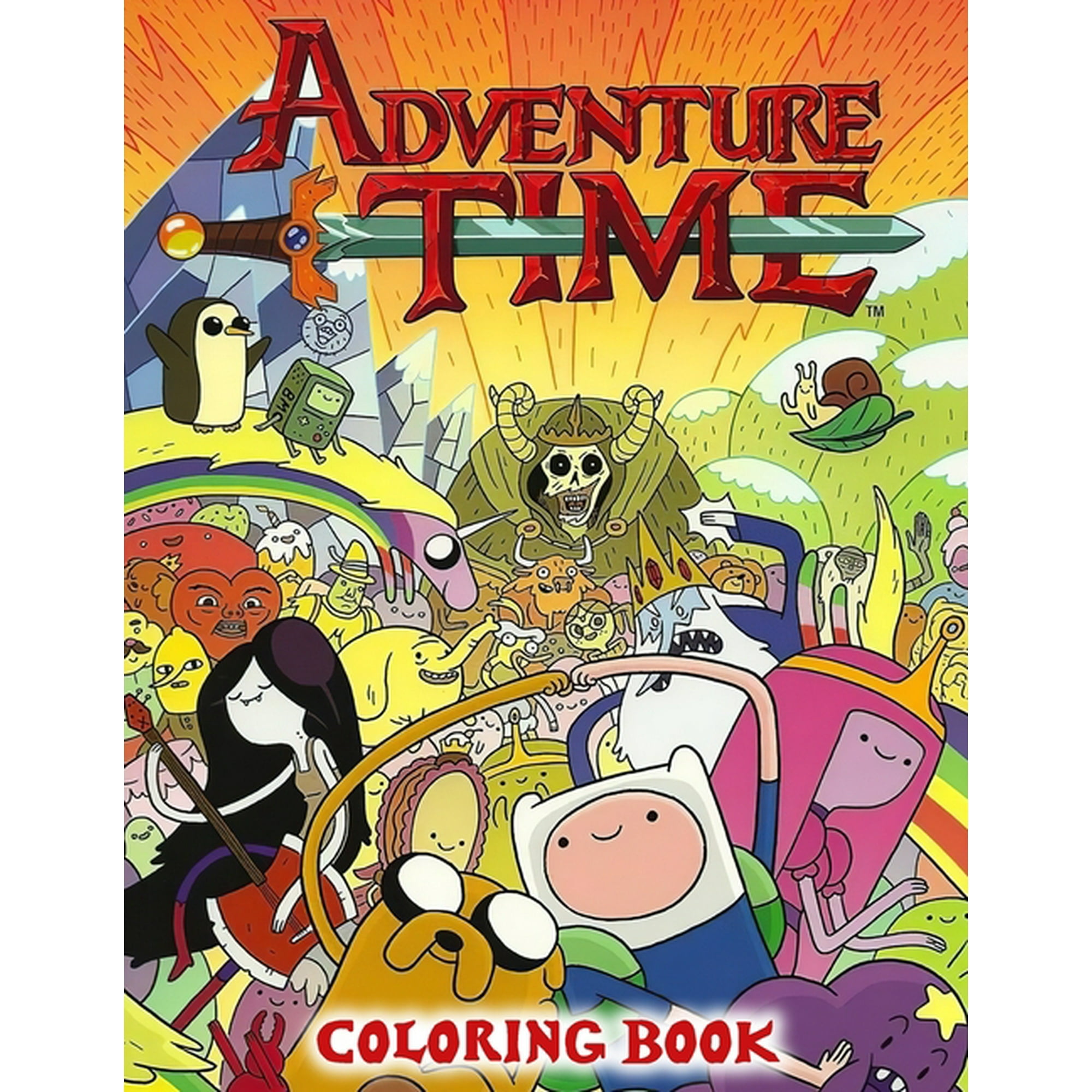 Adventure Time Characters Coloring Pages