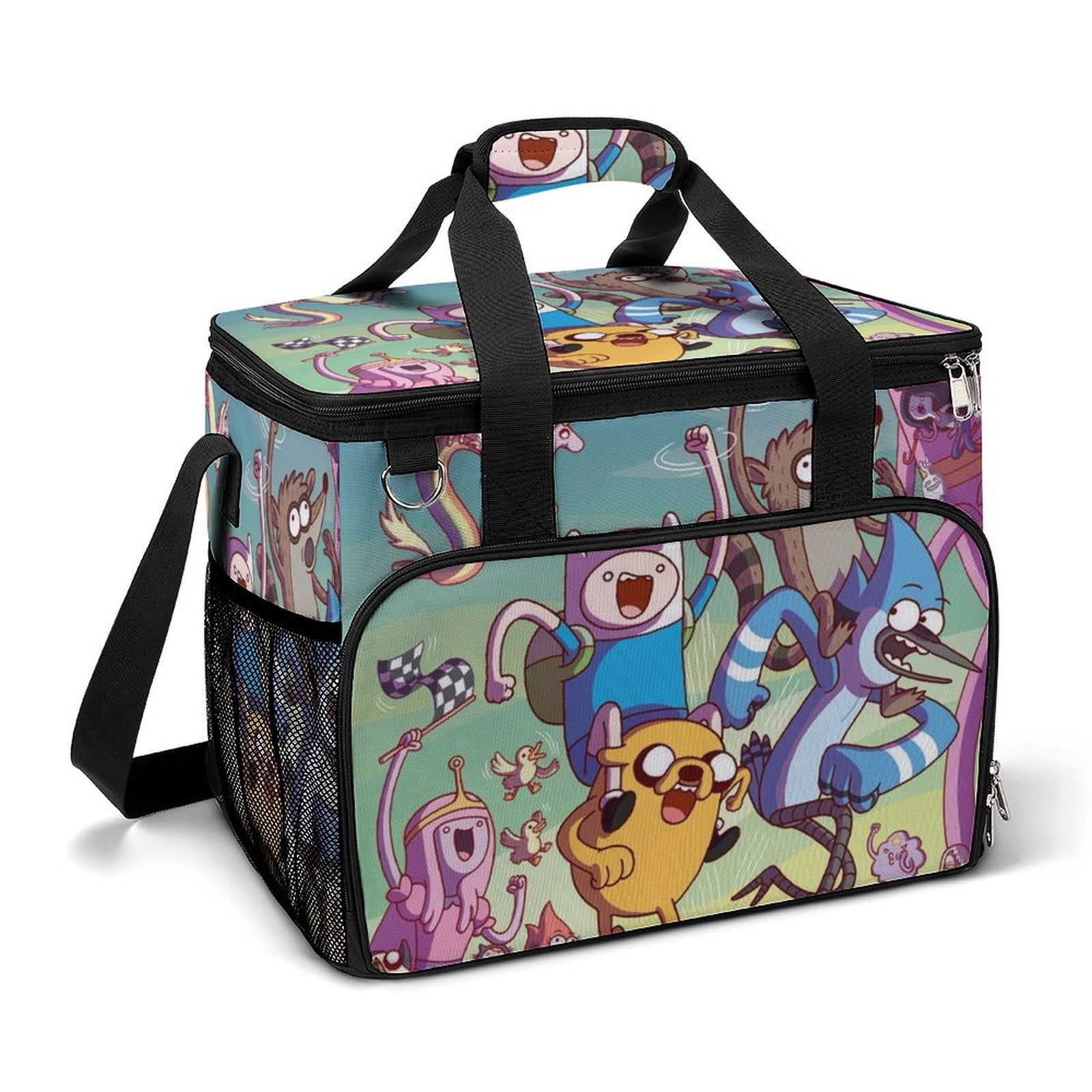 Adventure Time Cooler Bag Insulated Lunch Cooler Tote Portable Soft ...