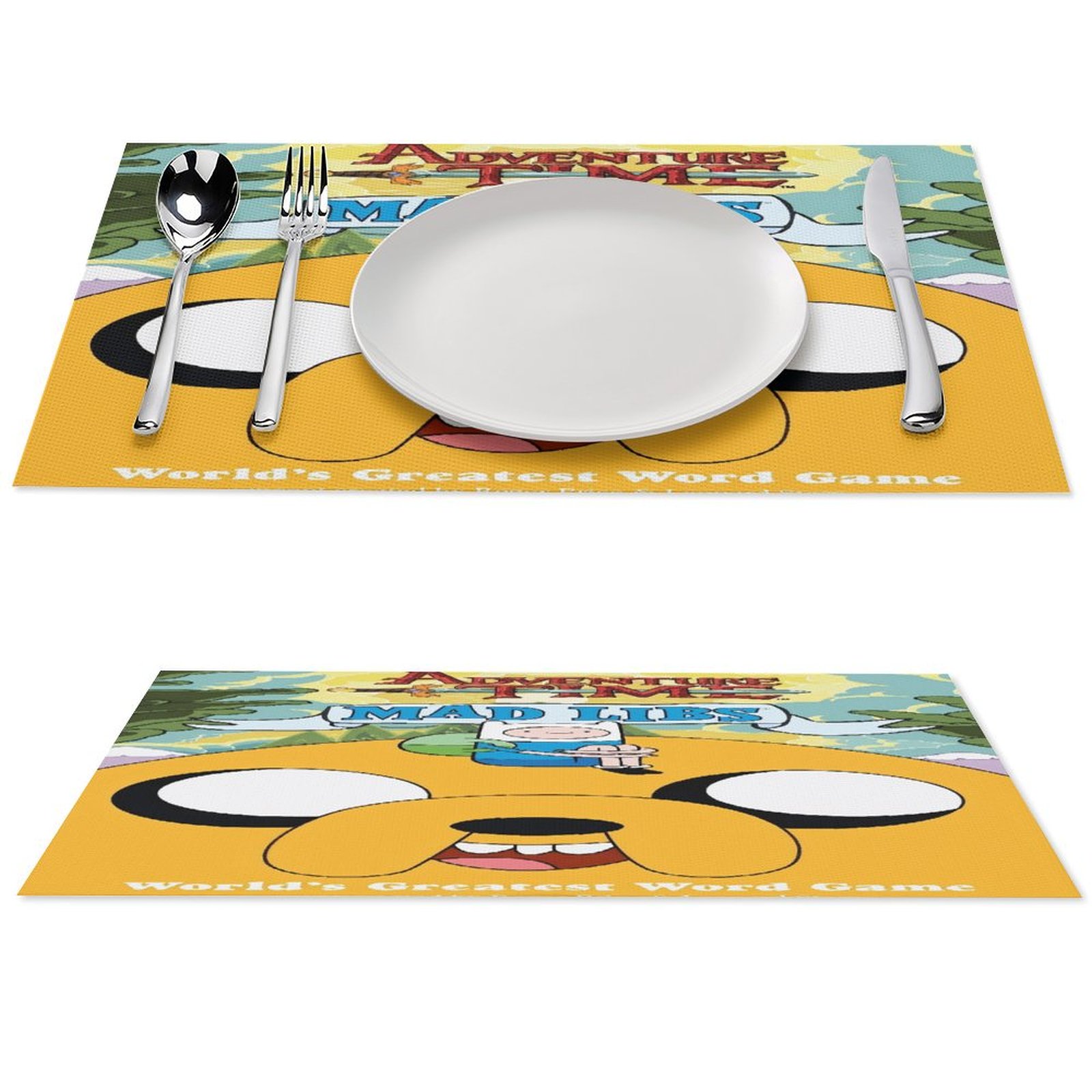 Adventure Time Cute cartoon table mat non-slip heat-resistant washable ...