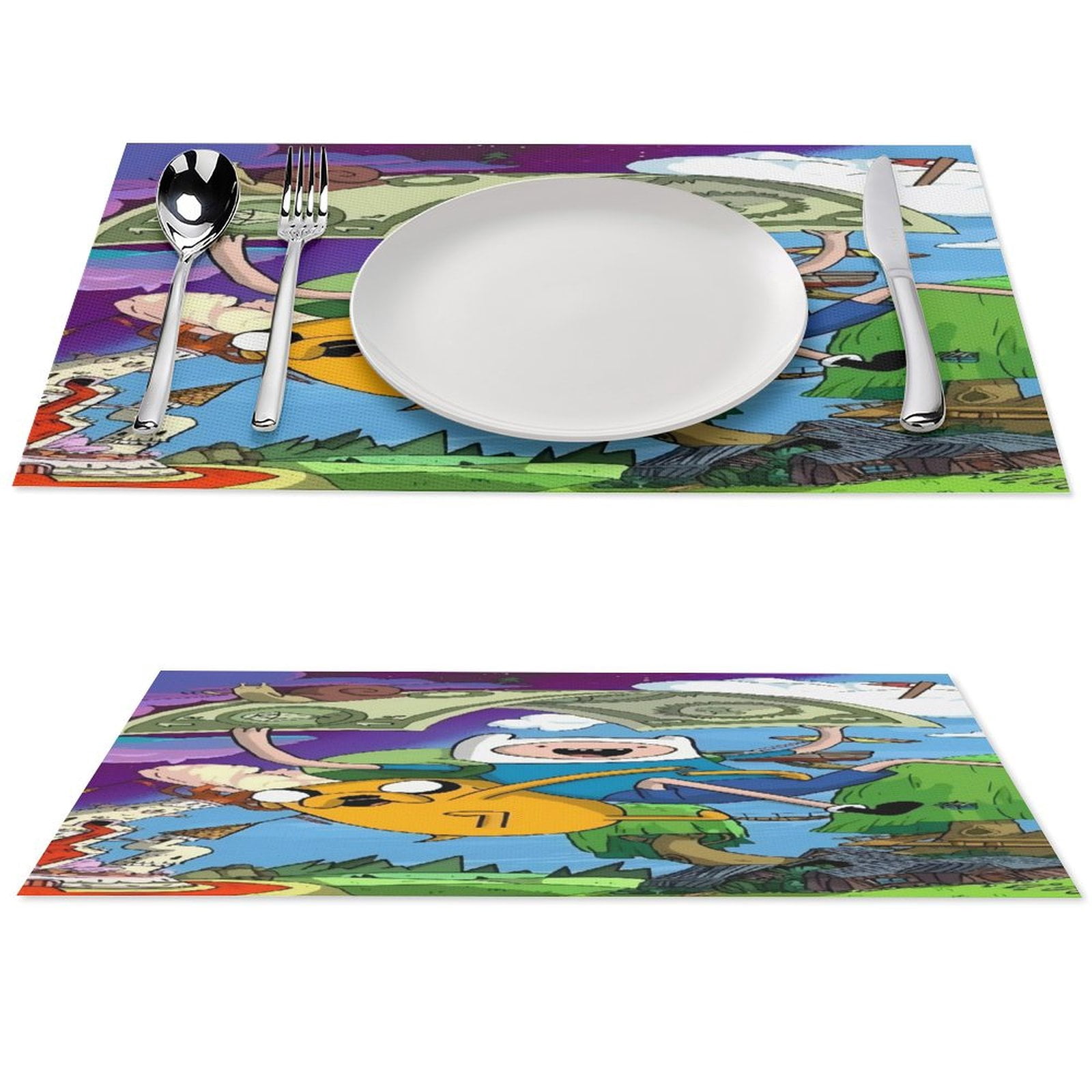 Adventure Time Cute cartoon table mat non-slip heat-resistant washable ...