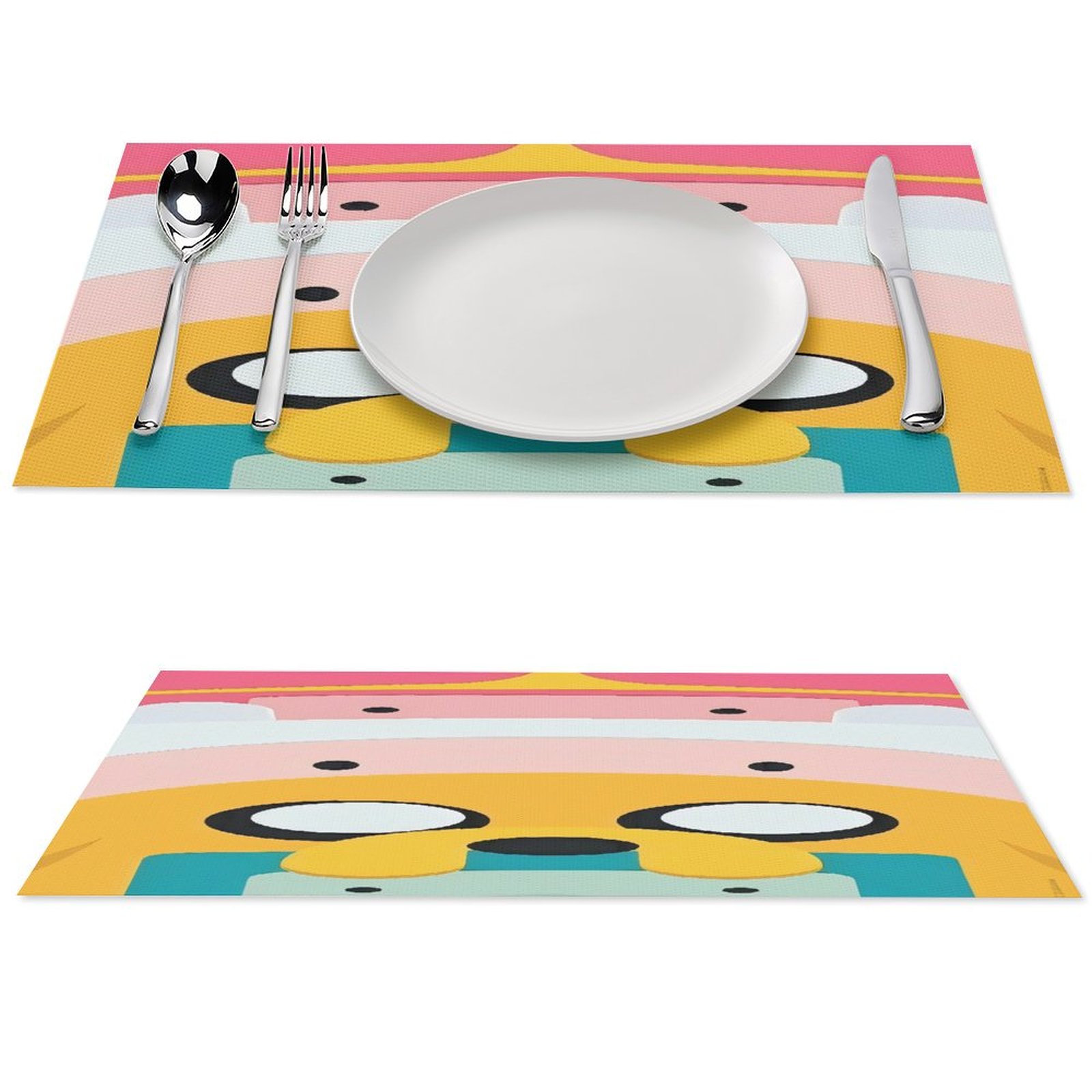 Adventure Time Cute cartoon table mat non-slip heat-resistant washable ...