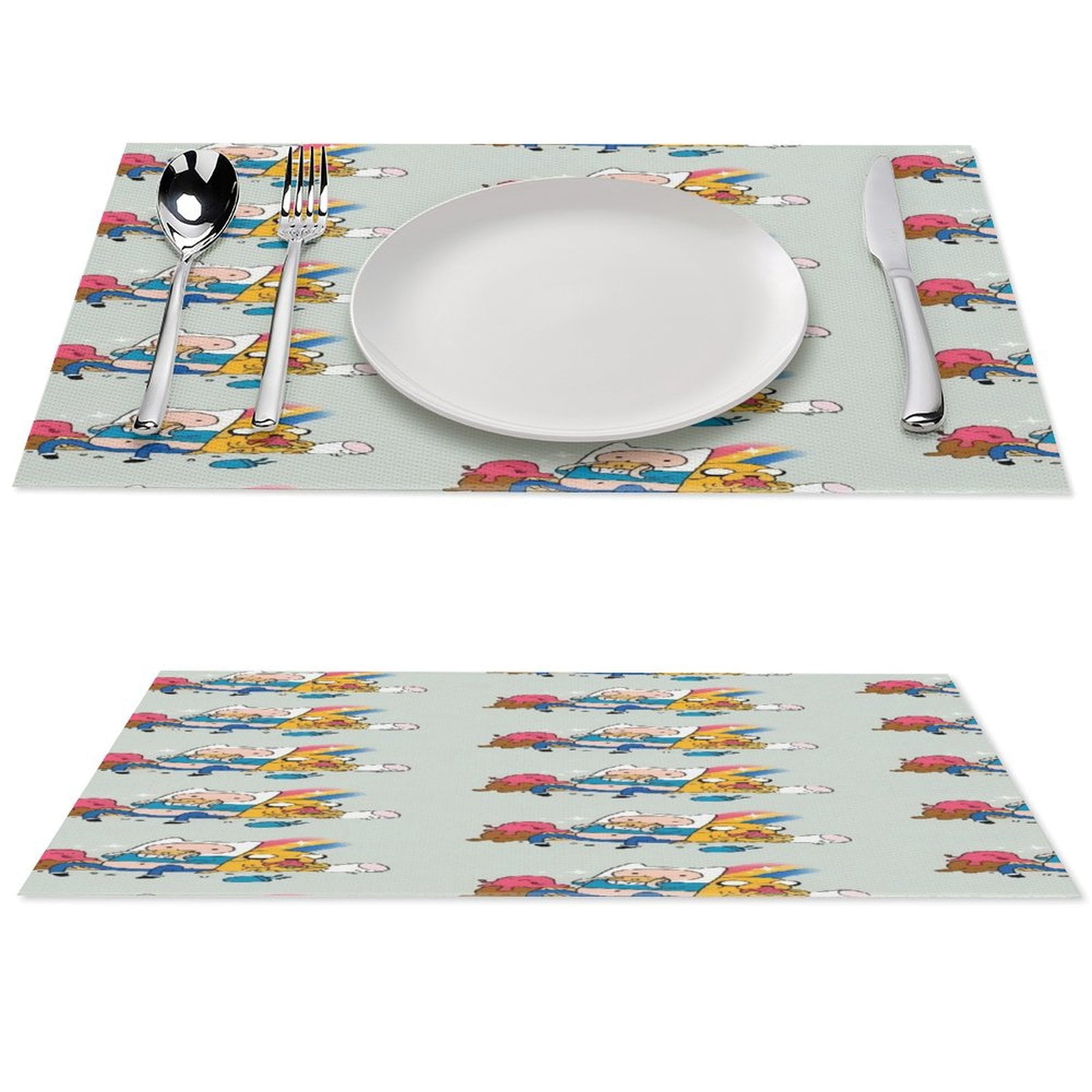 Adventure Time Cute cartoon table mat non-slip heat-resistant washable ...