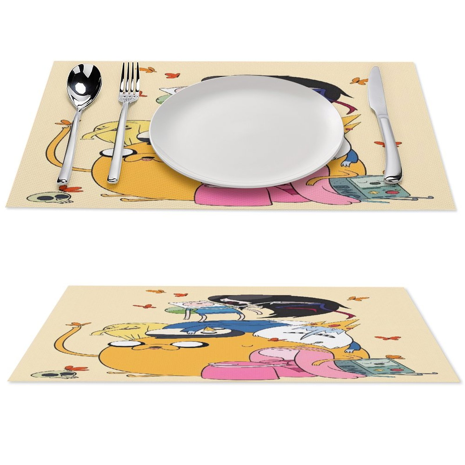 Adventure Time Cute cartoon table mat non-slip heat-resistant washable ...