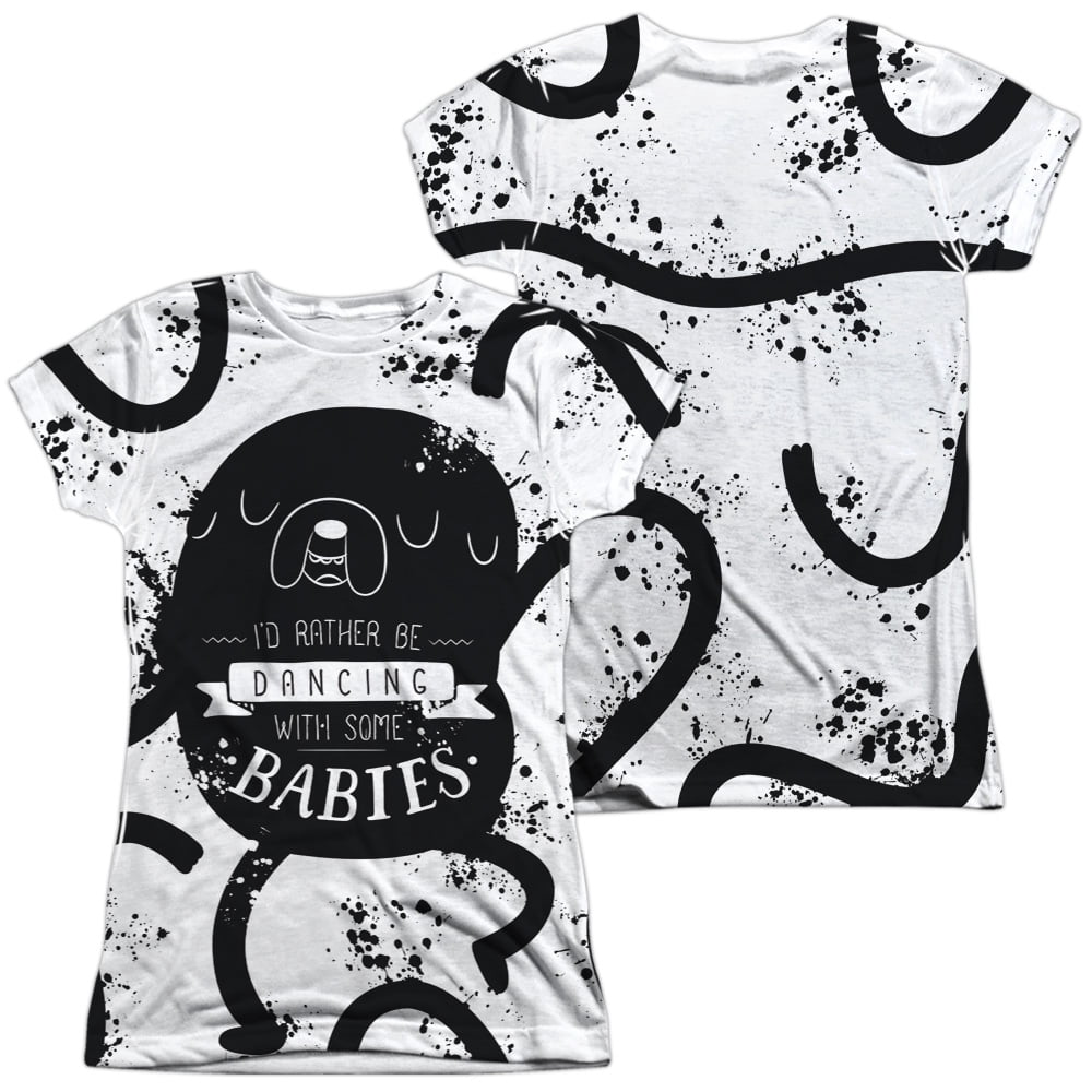 Adventure Time Dancing With Babies Girls Jr Sublimation White - Walmart.com