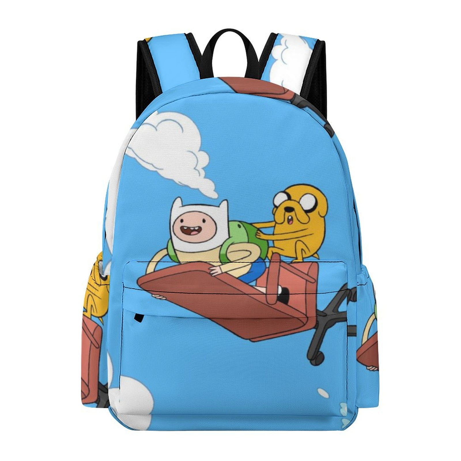 Adventure Time Dog Finn Adjustable Backpack Laptop Daypack Student ...