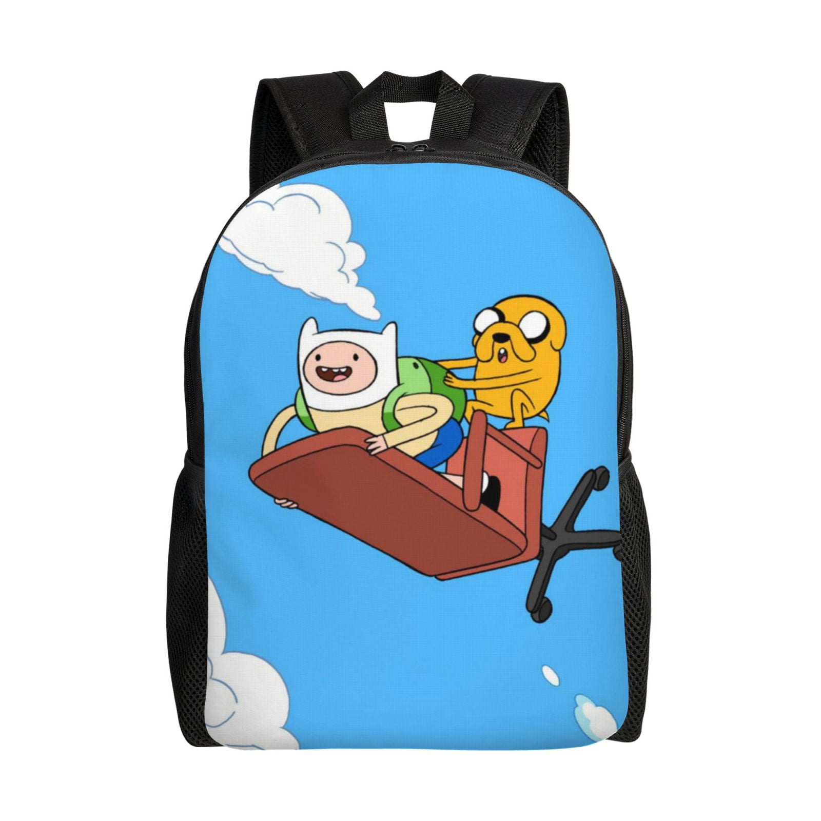Adventure Time Dog Finn Laptop Backpack Lightweight Basic Unisex ...