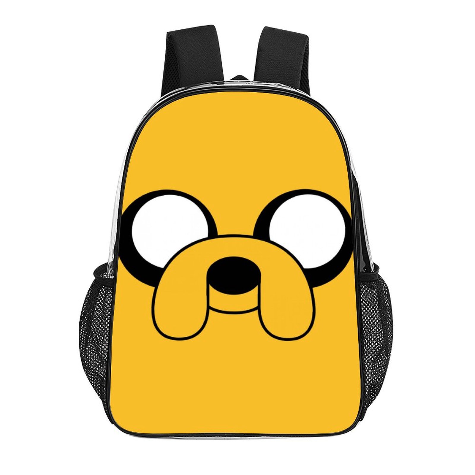 Adventure Time Dog Jake Clear Backpack 17 Inch Transparent Bag Laptop ...