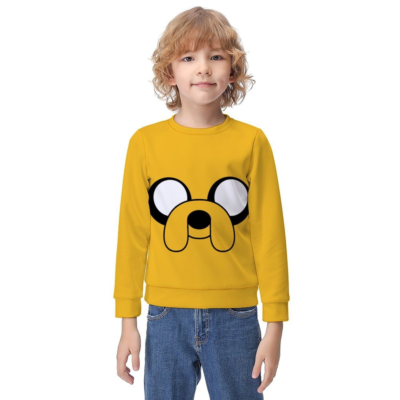 Adventure Time Dog Jake Hoodie for Kids 3D Printed Pullover Sweatshirts ...