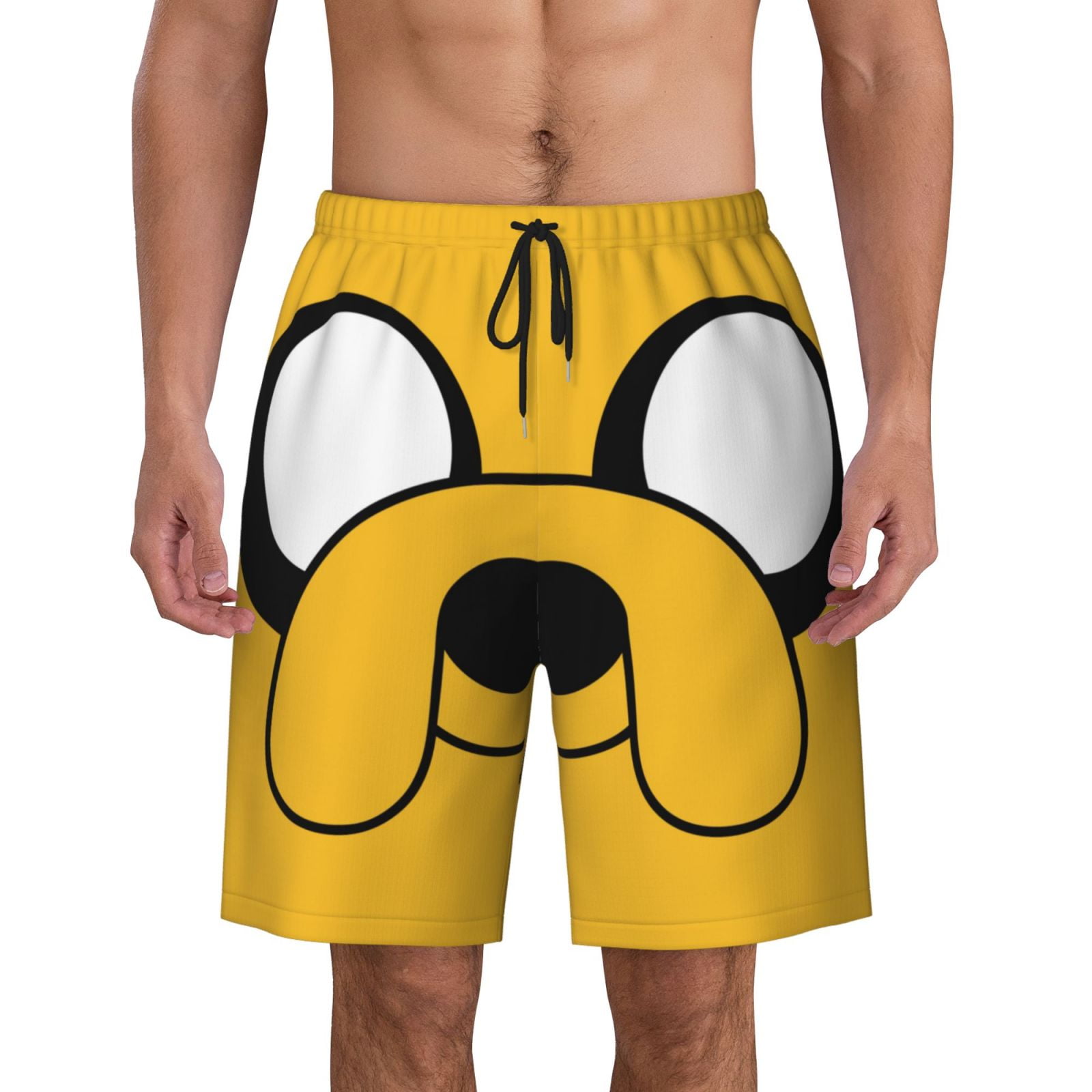 Adventure Time Dog Jake Men's Beach Shorts Swim Trunks Casual Quick Dry ...