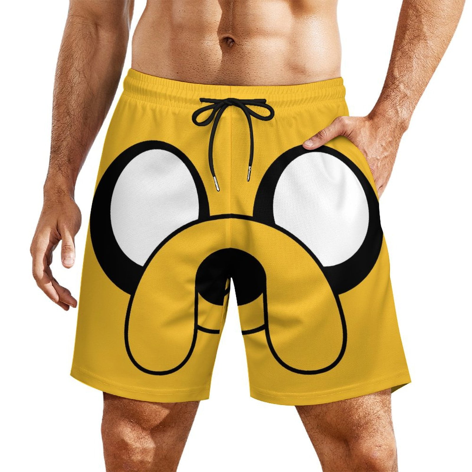 Adventure Time Dog Jake Mens Board Shorts Summer Swim Trunks Quick Dry ...