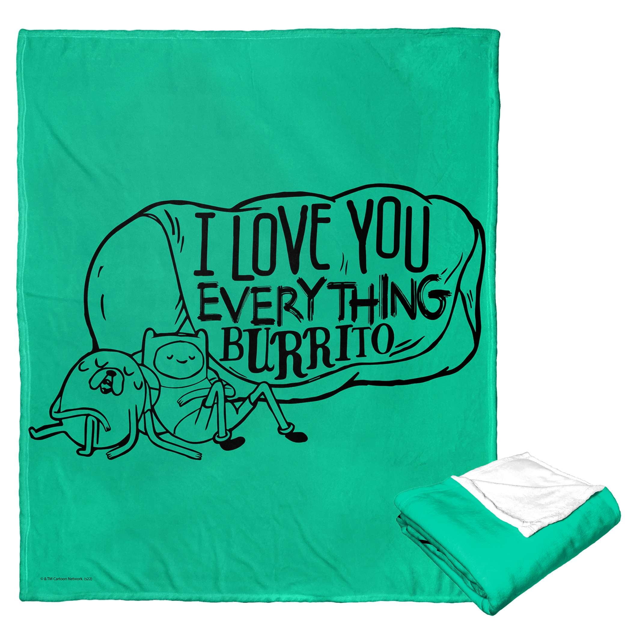 Adventure Time Endless Friendship Kids Silk Touch Throw Blanket, 50 x ...