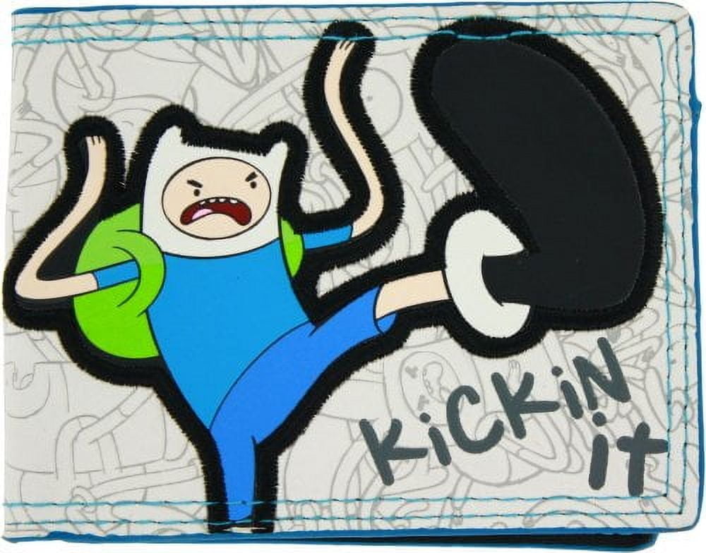 Adventure Time Finn Bioworld Cartoon Network Bifold Billfold Wallet ...
