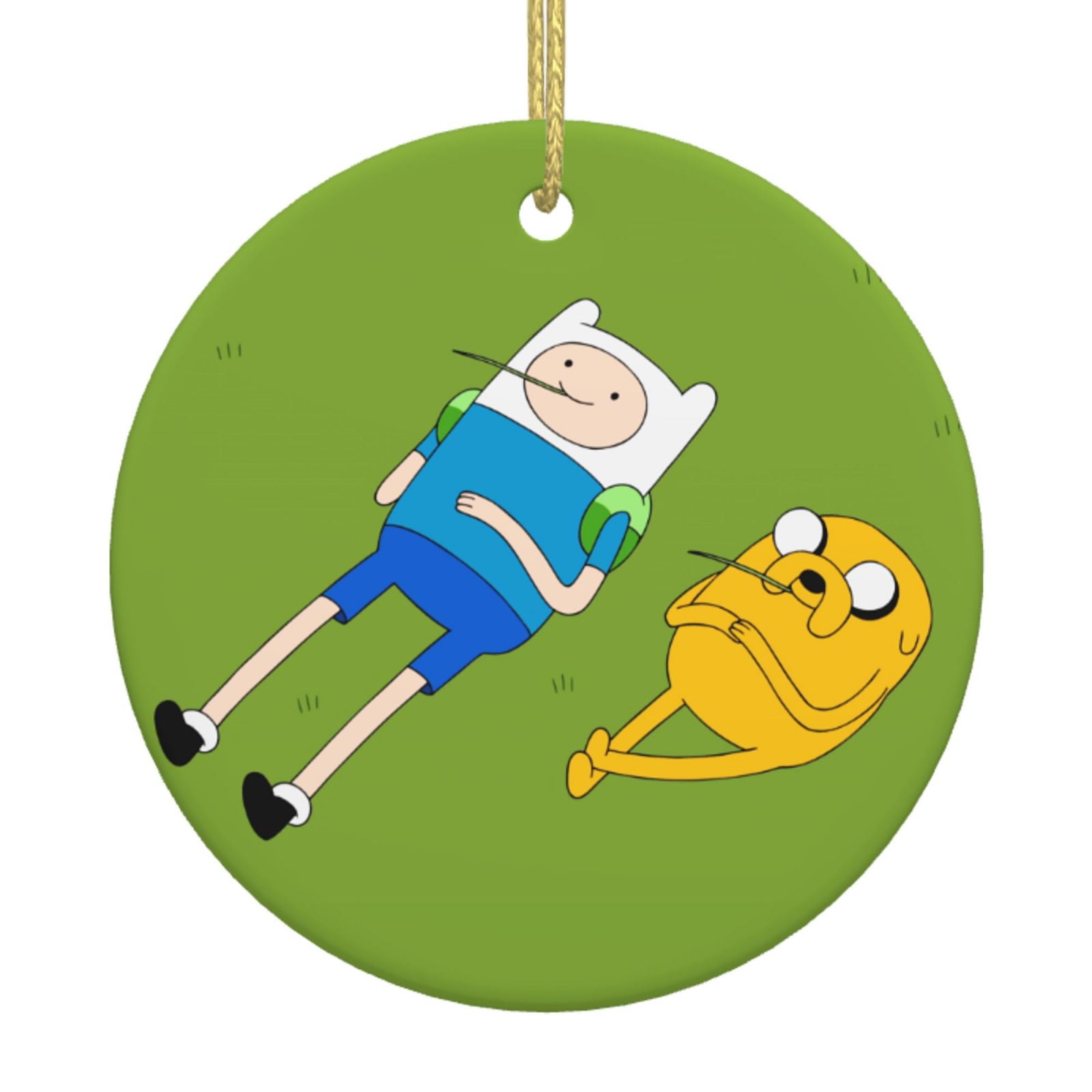 Adventure Time Finn Jake Dog Christmas Tree Hanging Decoration Ceramic ...