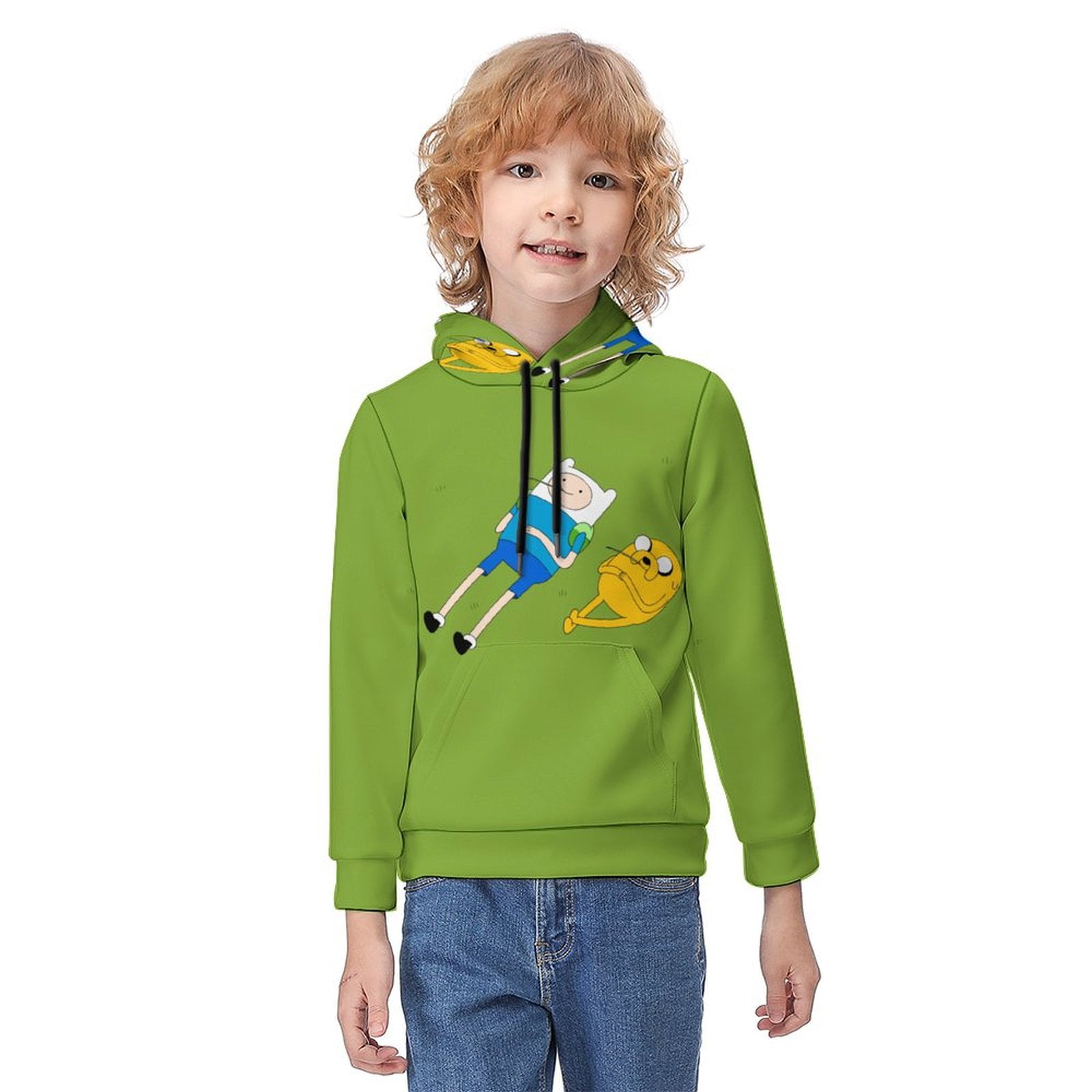 Adventure Time Finn Jake Dog Fashion Hoodies Sweatshirt For Kids ...