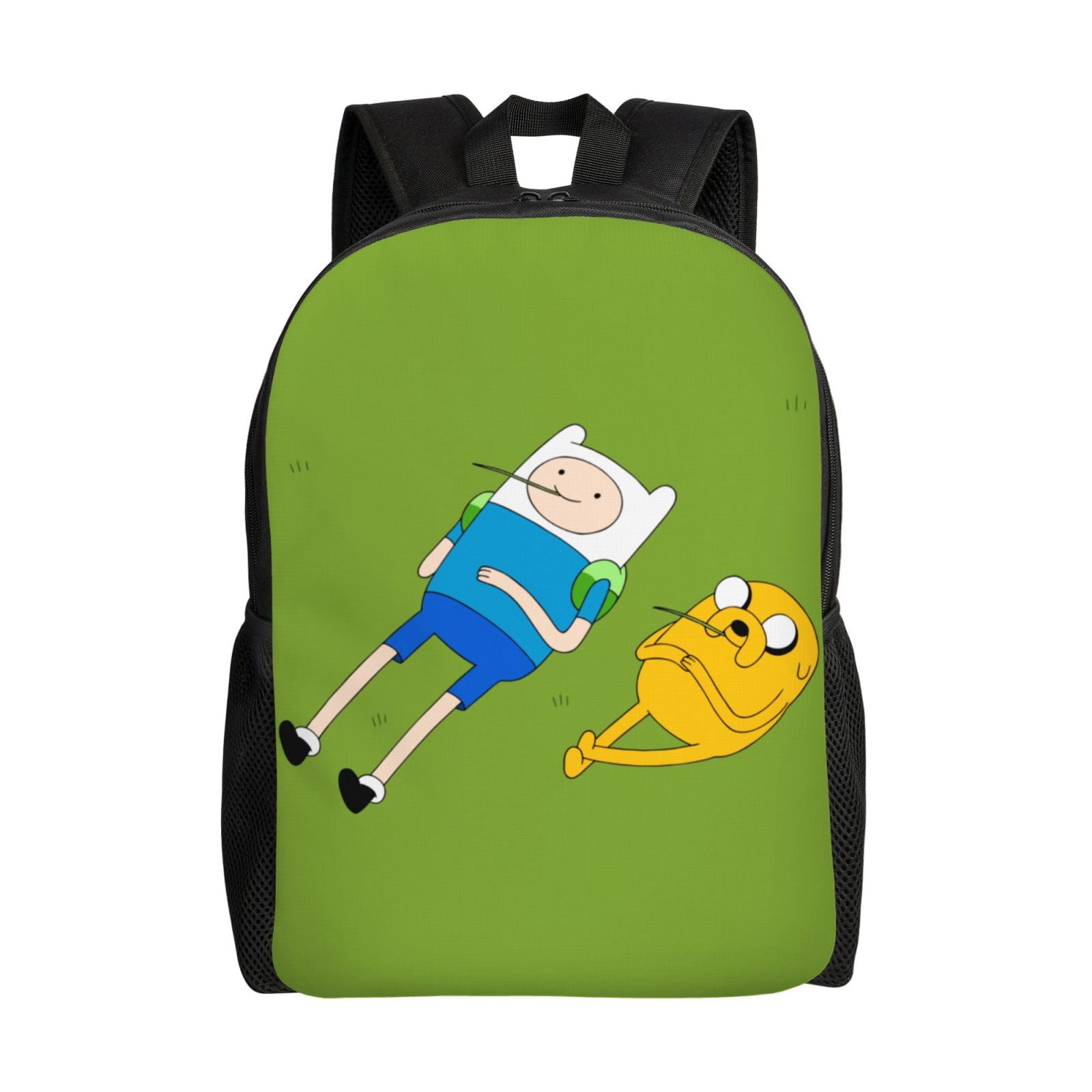 Adventure Time Finn Jake Dog Laptop Backpack Lightweight Basic Unisex ...