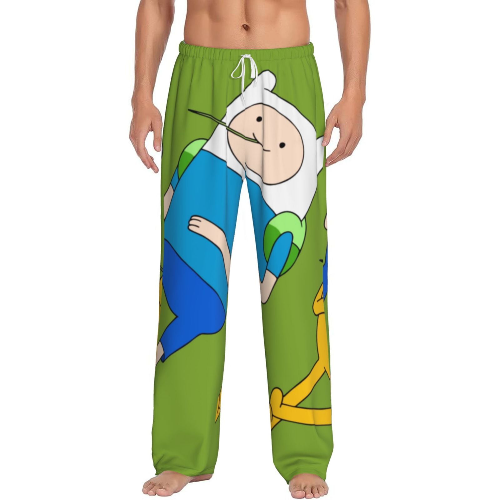 Adventure Time Finn Jake Dog Men's Pajama Pants With Pockets Fashion ...