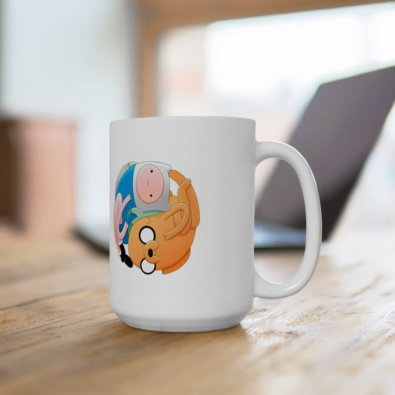 Adventure Time Finn and Jake Cartoon Coffee Cup, Cute Cartoon Network ...