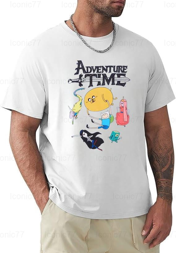 Adventure Time Full Group Colorful Cartoon Art T-shirt, for men & women ...