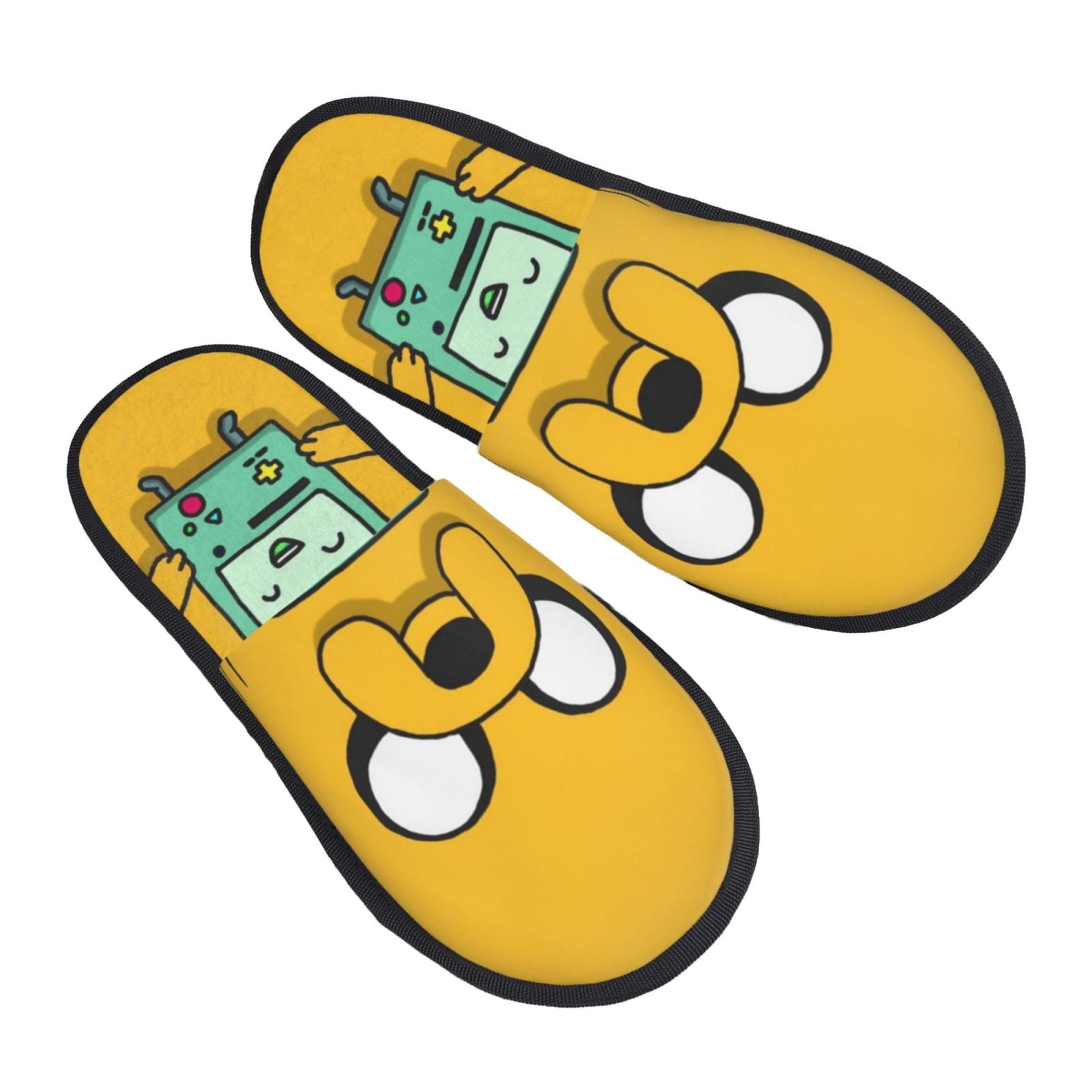 Adventure Time Furry Slippers For Men Women Fuzzy House Slippers Winter ...