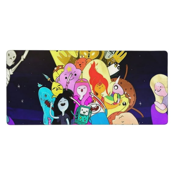 Adventure Time Gaming Keyboard Pad 16x35.5 Inch Desk Mat Thickened ...