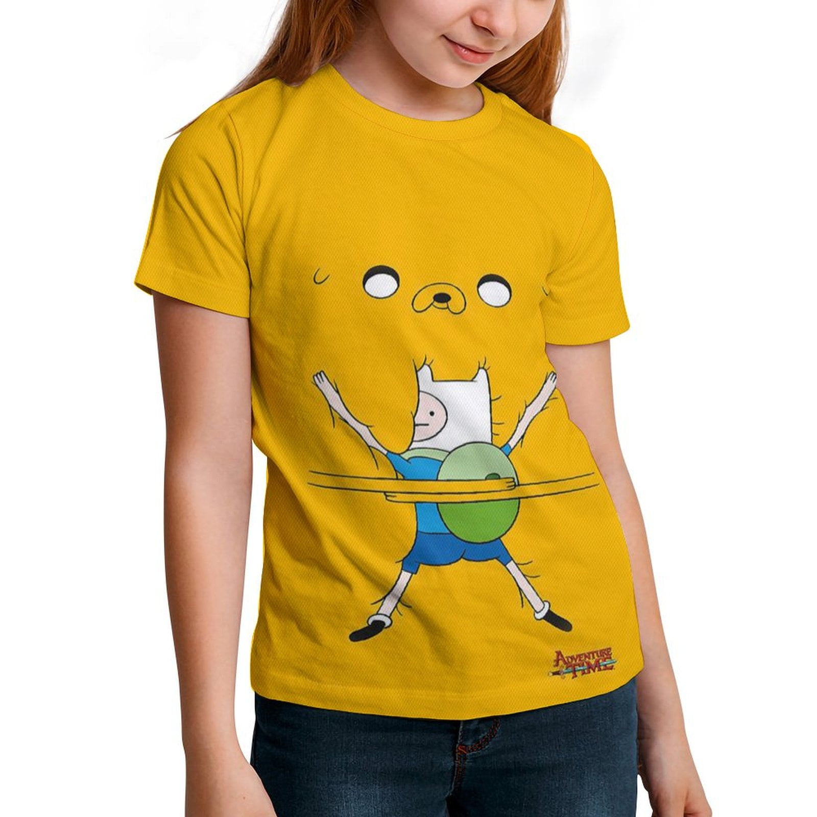 Adventure Time Girls Short Sleeve T-Shirt 150CM - Walmart.com