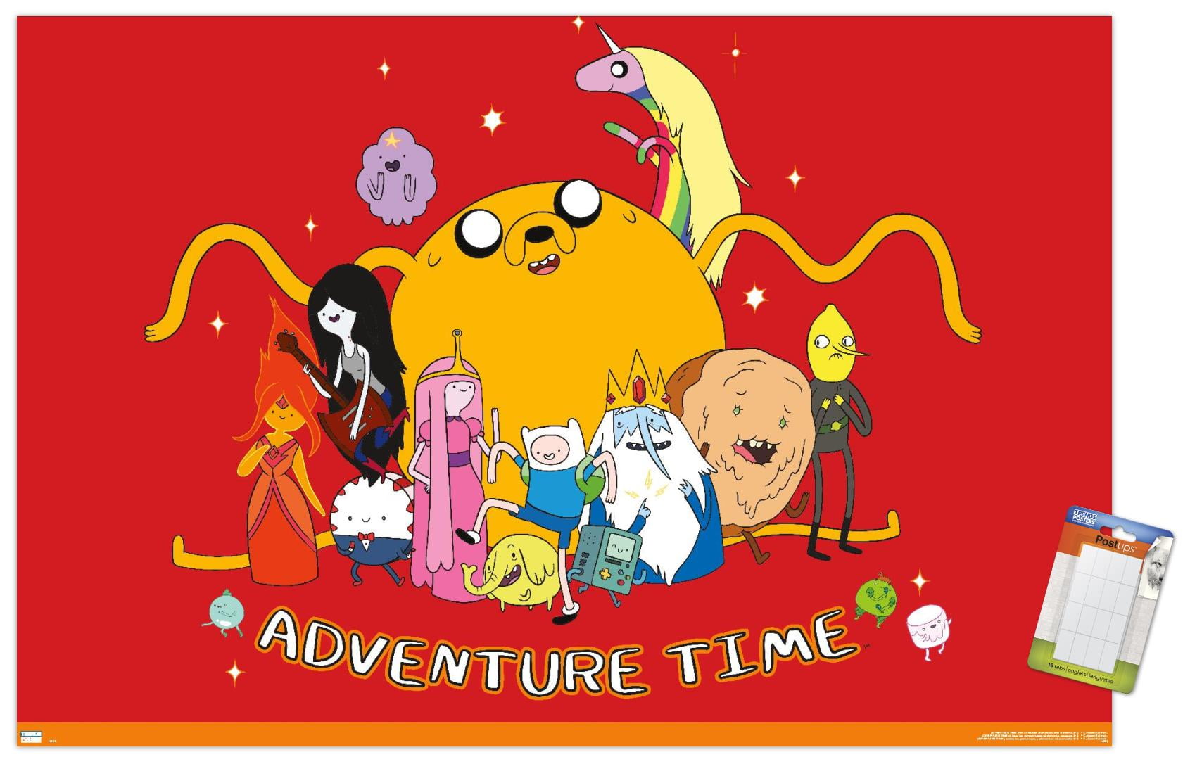 Adventure Time - Group Wall Poster, 14.725" x 22.375" - Walmart.com