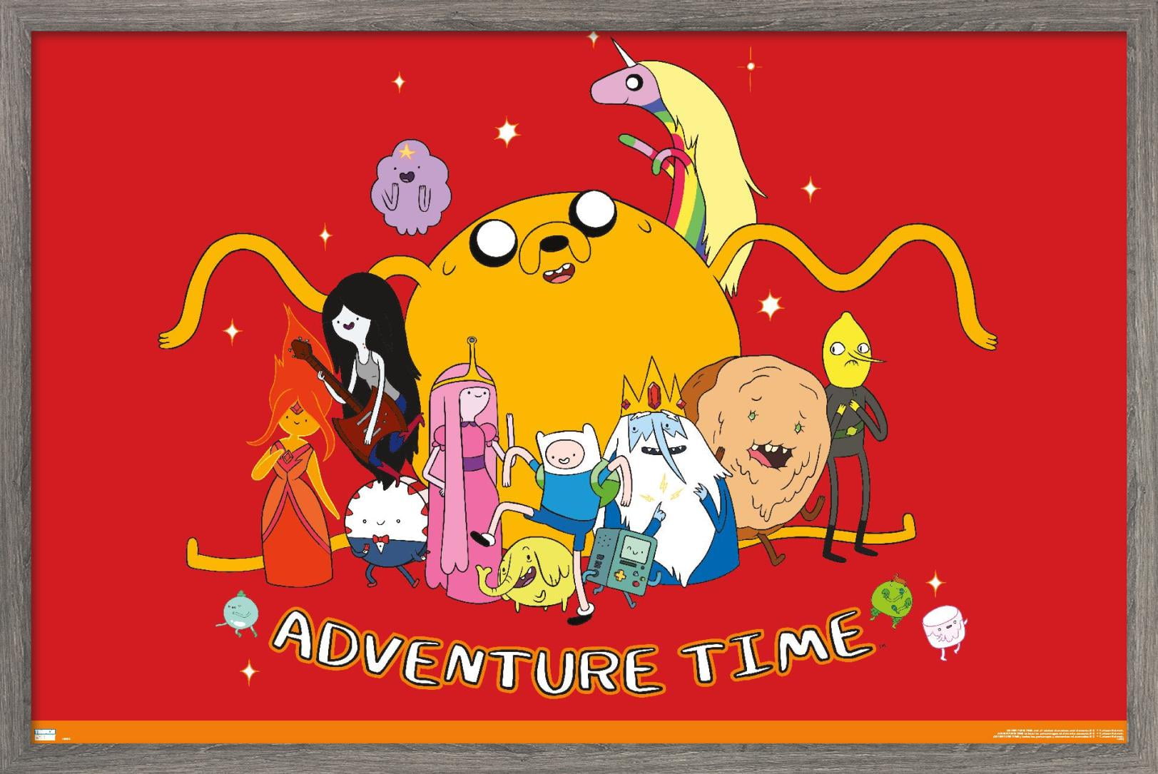 Adventure Time - Group Wall Poster, 22.375" x 34", Framed - Walmart.com