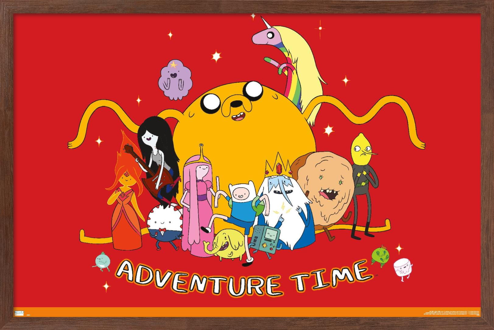 Adventure Time - Group Wall Poster, 22.375" x 34", Framed - Walmart.com