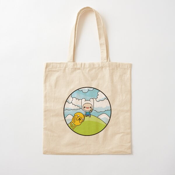 Adventure Time - Intro Finn And Jake Cotton Tote Bag Canvas Tote Bag ...