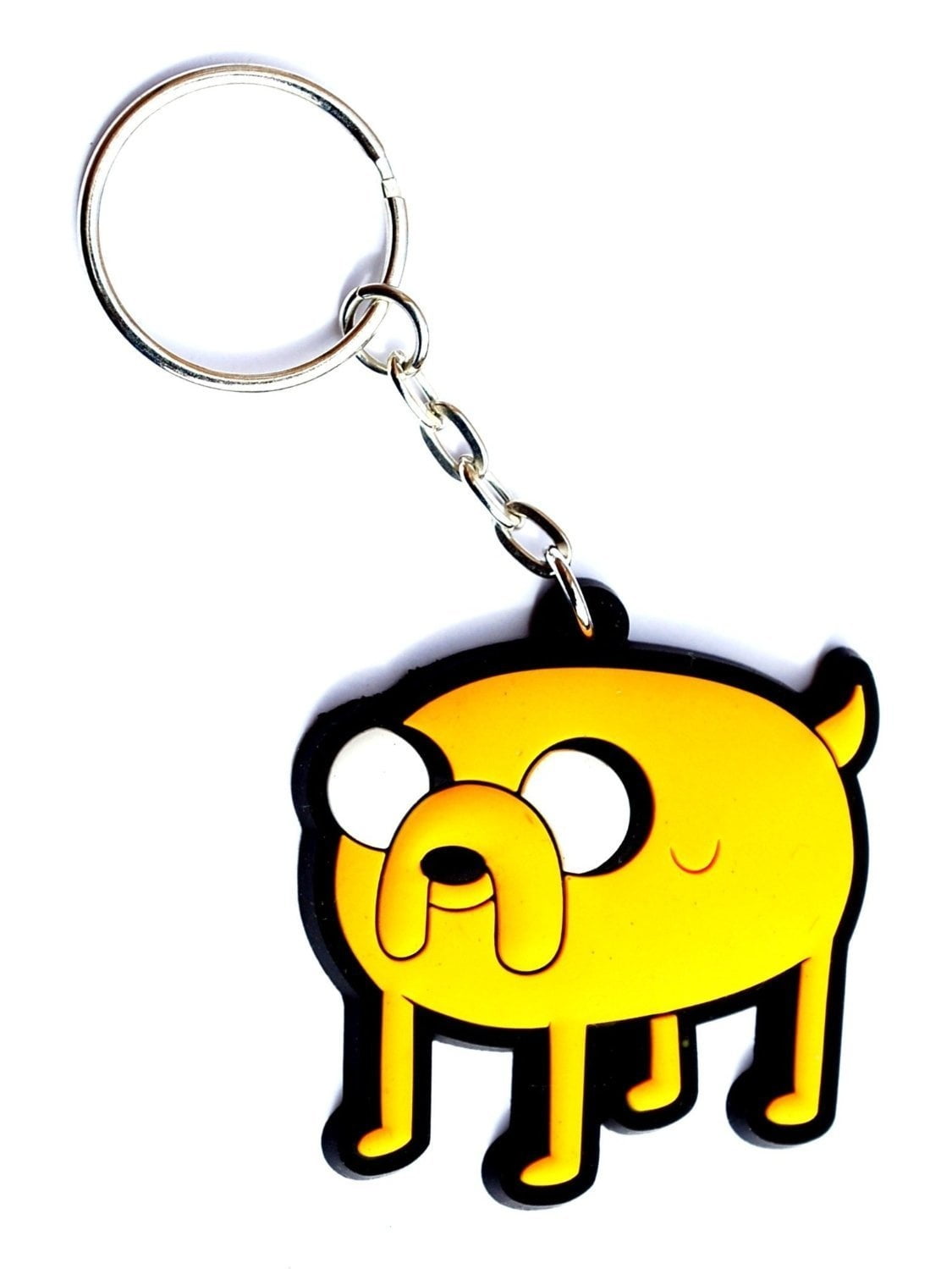 Adventure Time Jake 3-d Rubber Keychain - Walmart.com