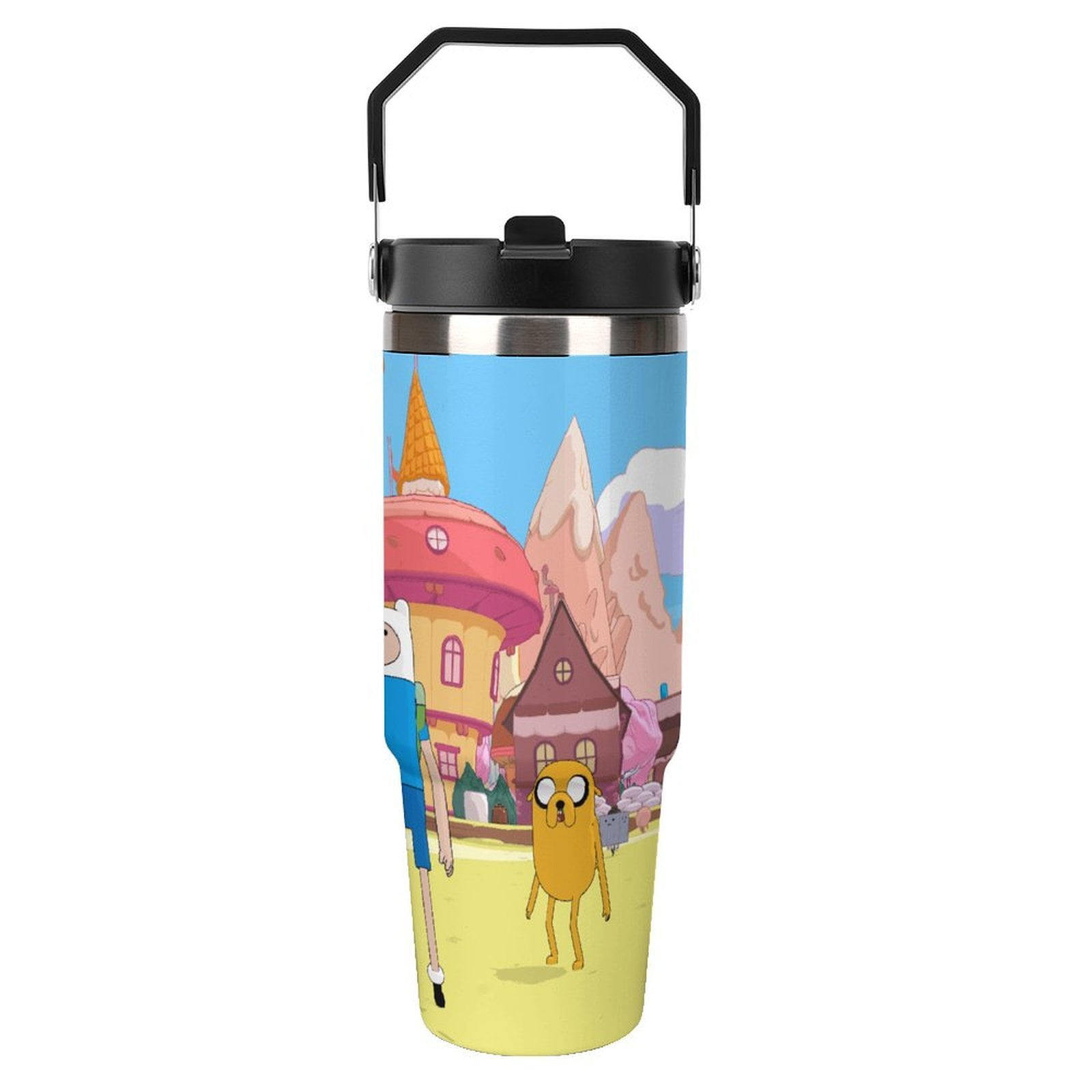 Adventure Time Jake The Dog 30 OzTumbler with Handle And Straw ...