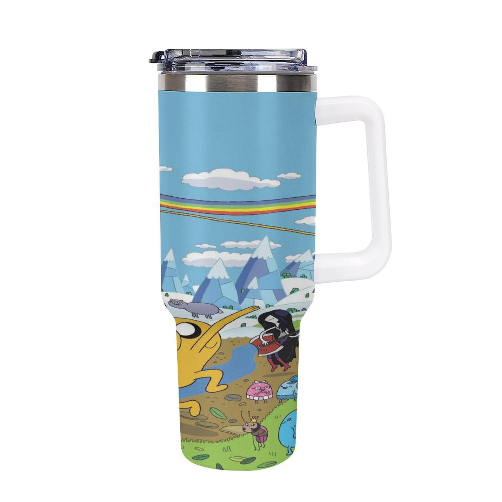 Adventure Time Jake The Dog 40 Oz Tumbler With Handle And Straw Lid ...