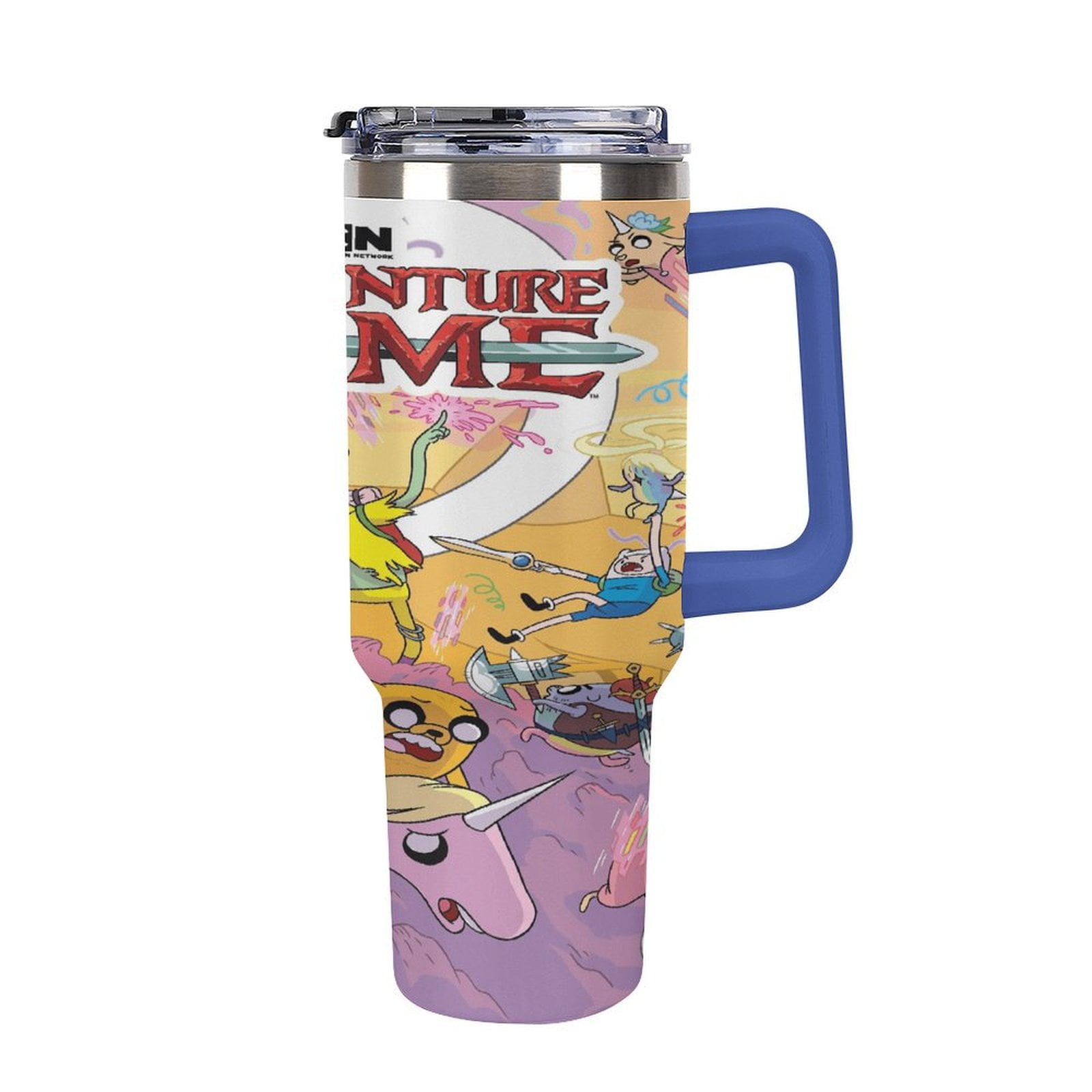 Adventure Time Jake The Dog 40 Oz Tumbler With Handle And Straw Lid ...