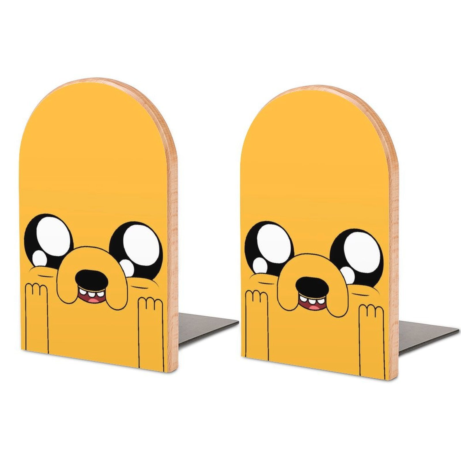 Adventure Time Jake Dog Bookends Wood Book Divider Decor Shelves Non ...