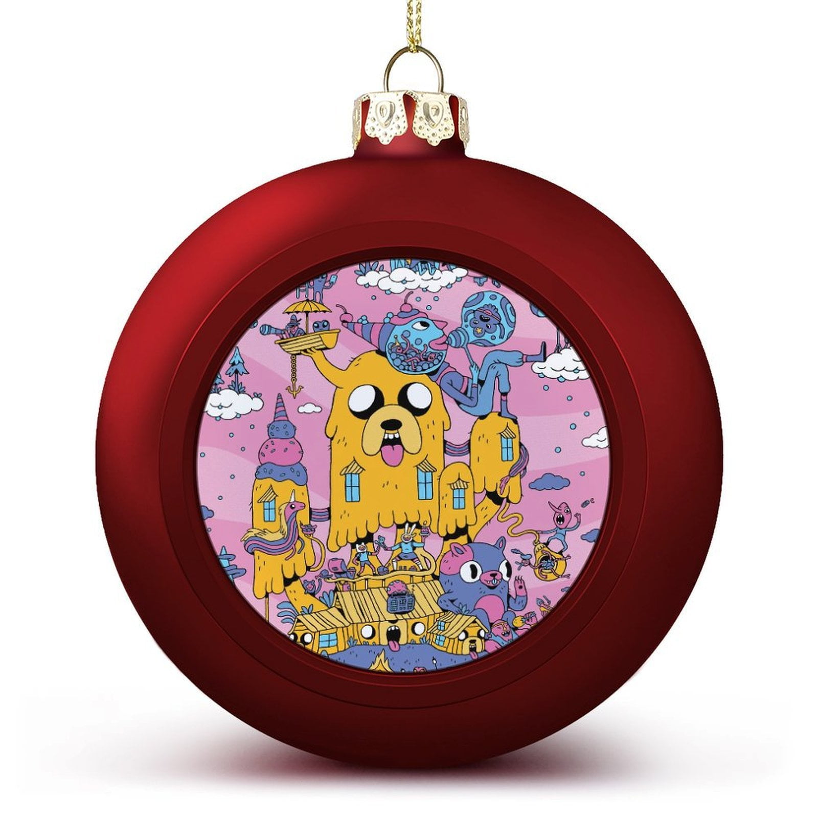Adventure Time Jake The Dog Christmas Ball Ornaments, 2.4 Inch ...