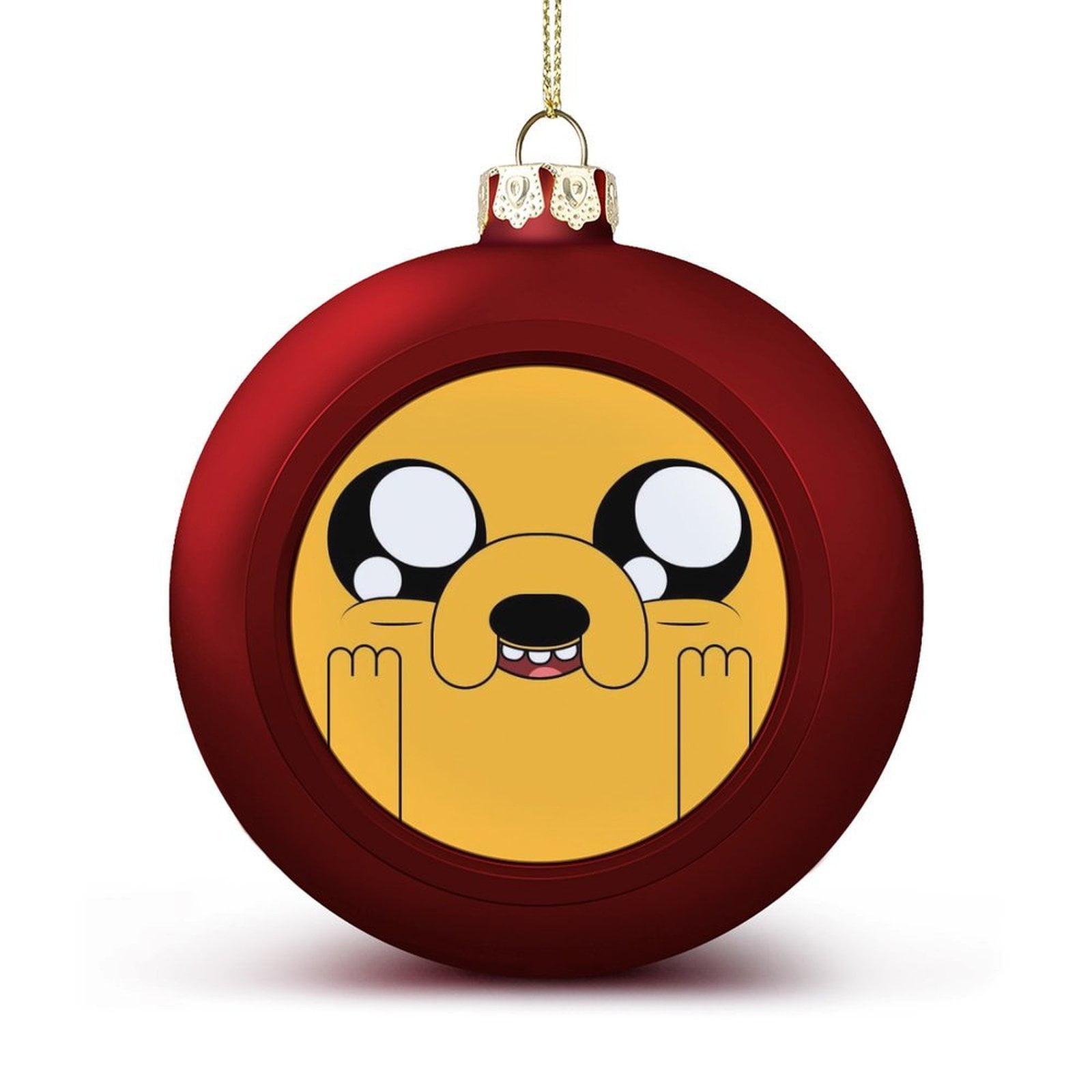 Adventure Time Jake Dog Christmas Balls Decoration Xmas Gift Sparkling ...
