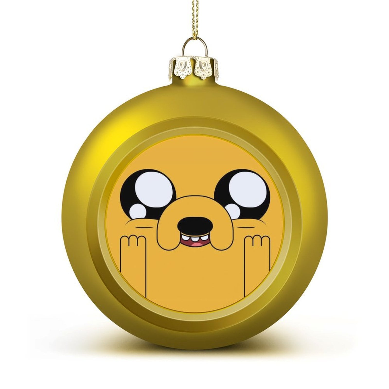 Adventure Time Jake Dog Christmas Balls Decoration Xmas Gift Sparkling ...