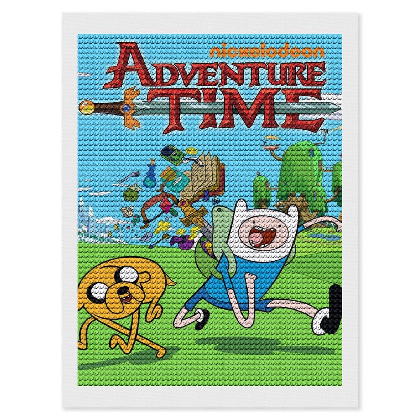 Adventure Time Jake The Dog Diamond Art Kits for Adults 5D Diamond Art ...