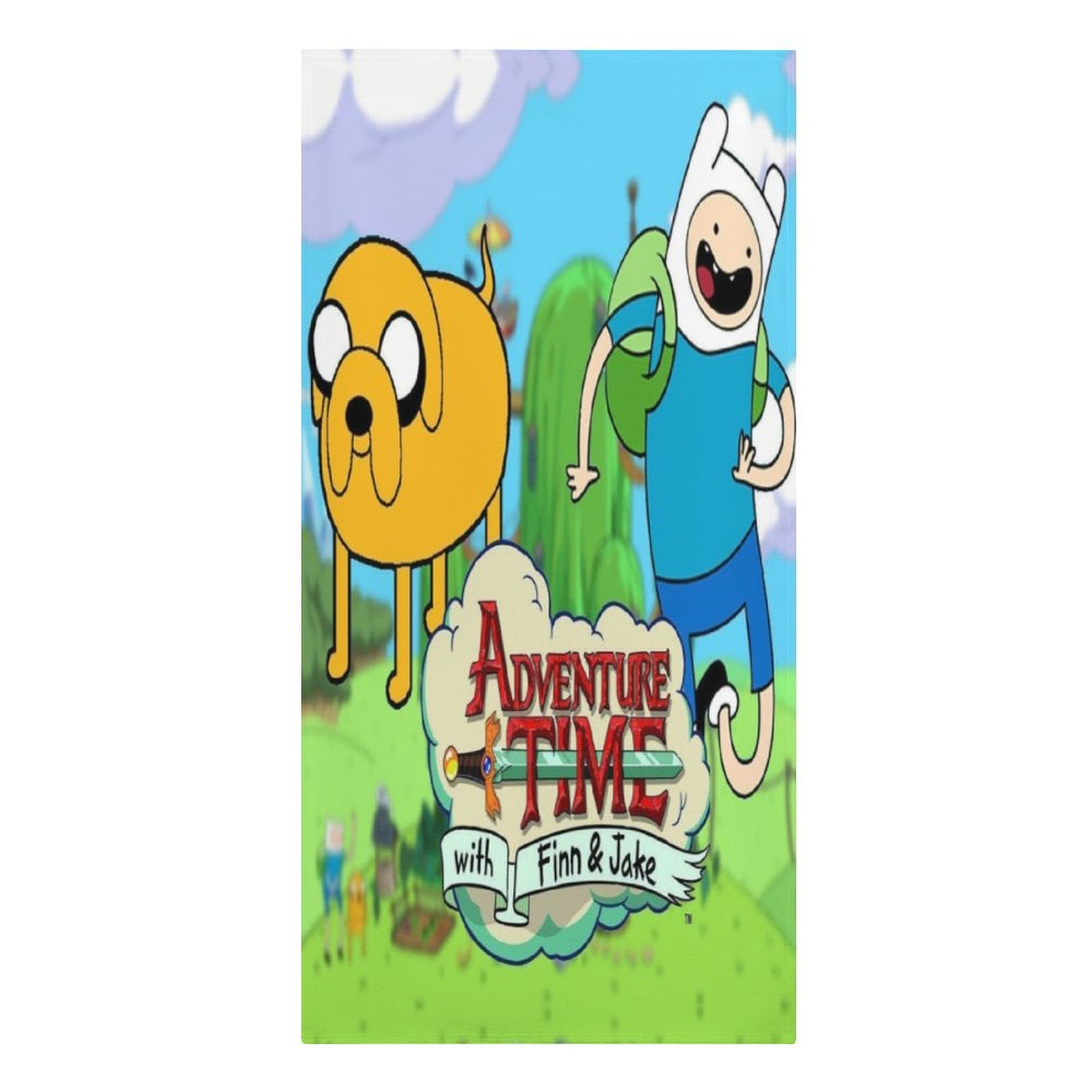 Adventure Time Jake The Dog Microfiber Beach Towel, Oversized Sand Free ...