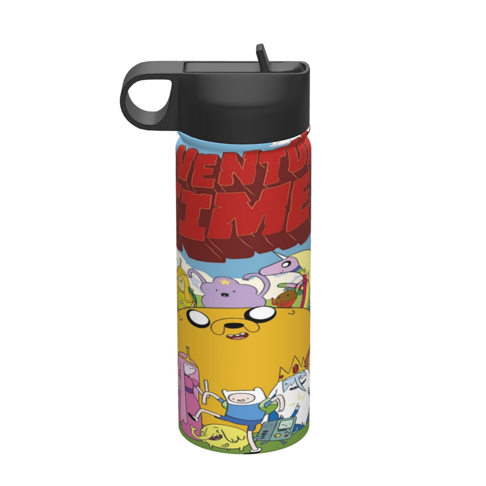Adventure Time Jake the Dog Stainless Steel Water Bottle, 18oz Double ...