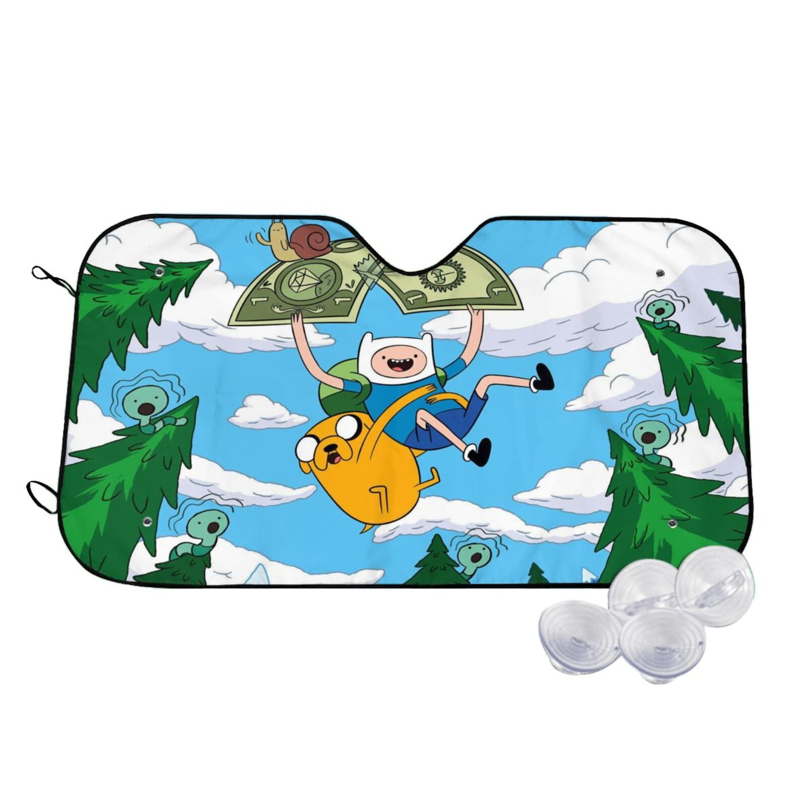 Adventure Time Jake the Dog Windshield Sun Shade - Car Sun Shade ...