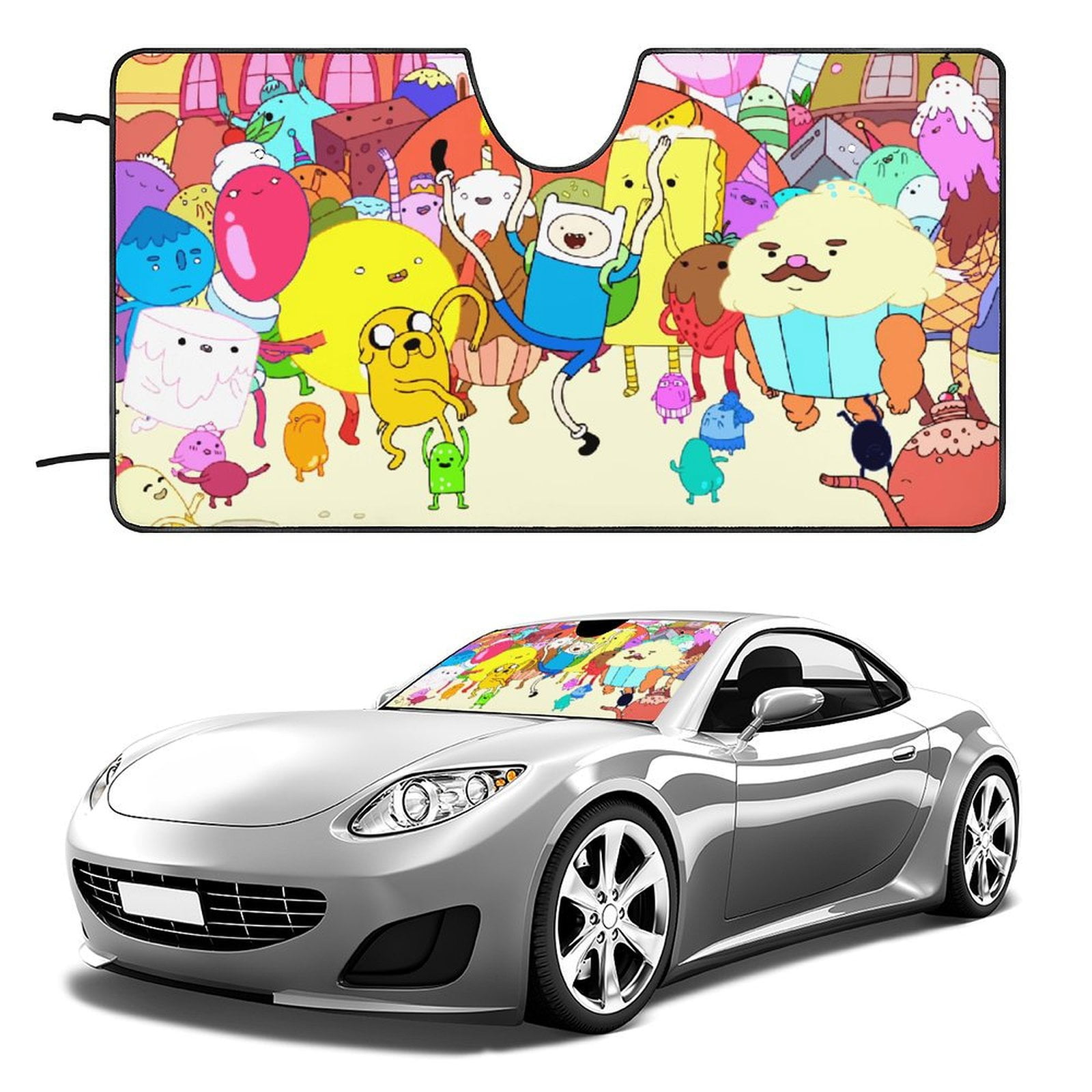 Adventure Time Jake The Dog Windshield Sun Shade - Car Sun Shade ...