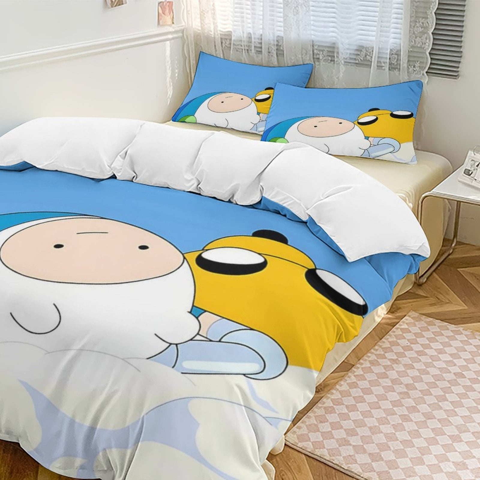 Adventure Time Jake Finn 3 Pieces Bedding Set Soft Comforter Sets ...