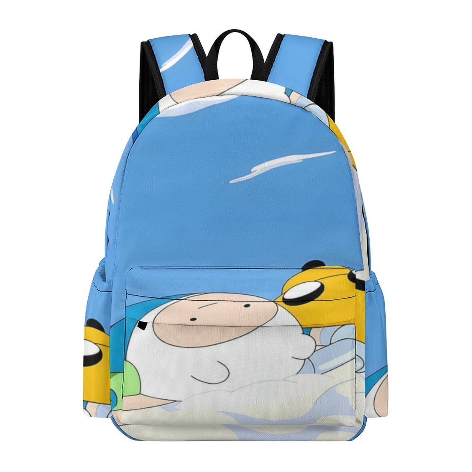 Adventure Time Jake Finn Adjustable Backpack Laptop Daypack Student ...