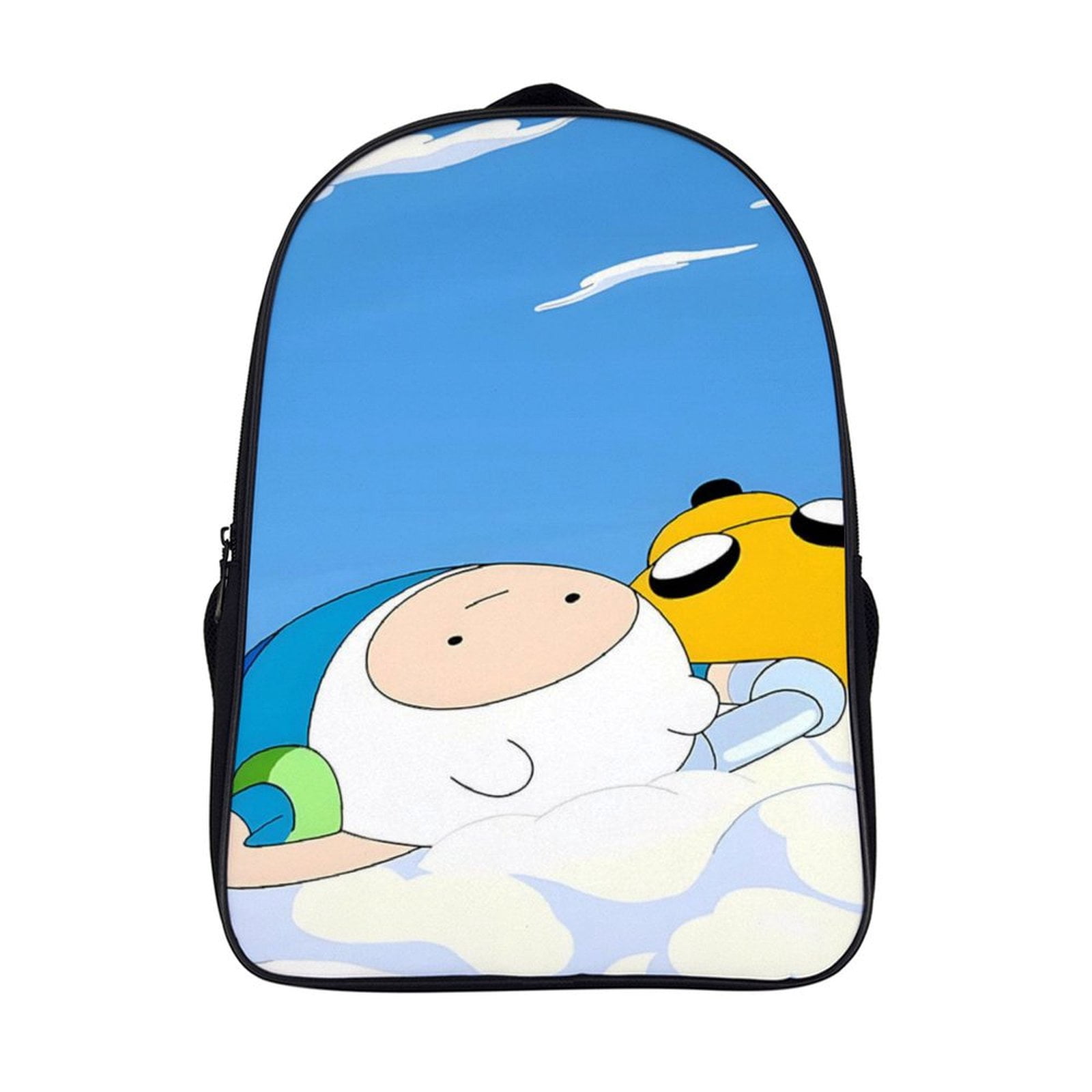 Adventure Time Jake Finn Backpack Student School Bag Satchel Bookbag 2 ...